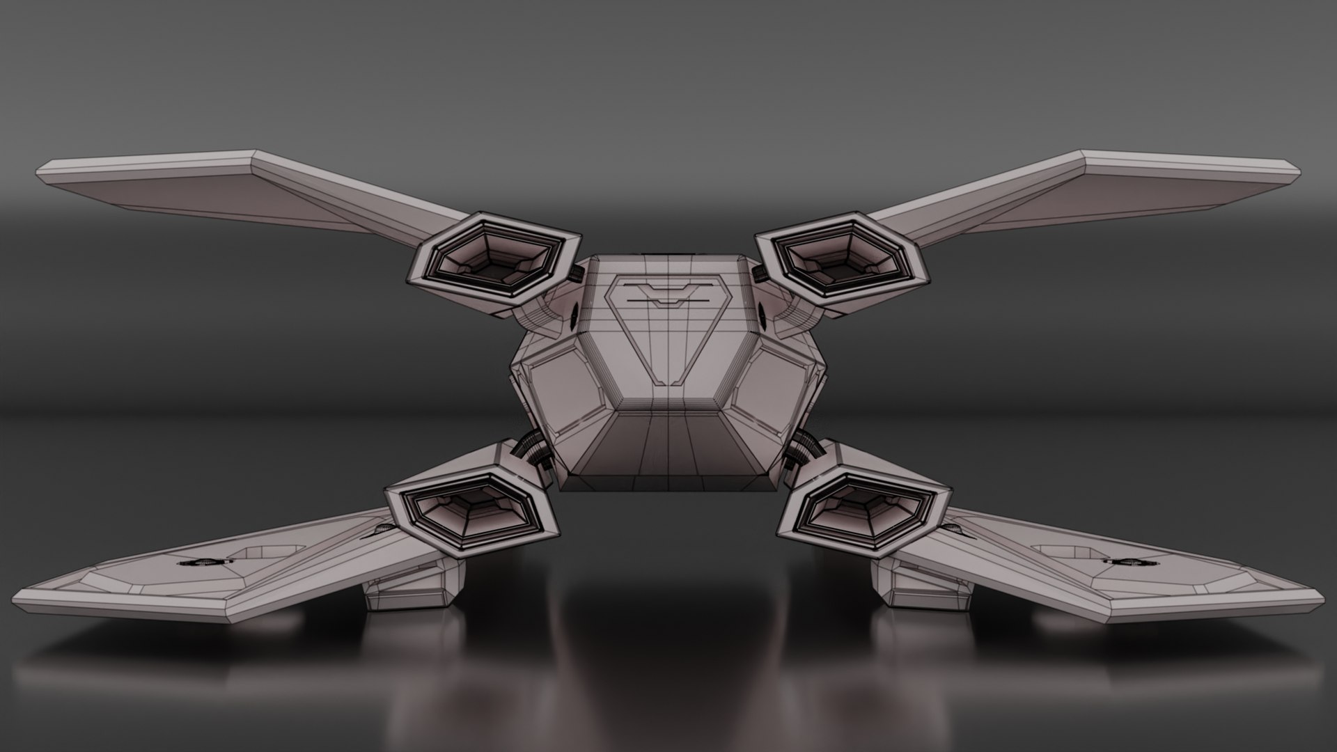 3D Sci-Fi Small Starship - TurboSquid 2102708