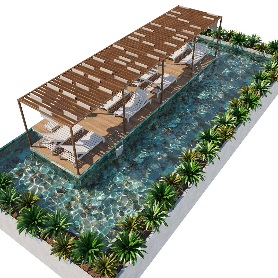 Swimming Pool 3D Model - TurboSquid 1724820