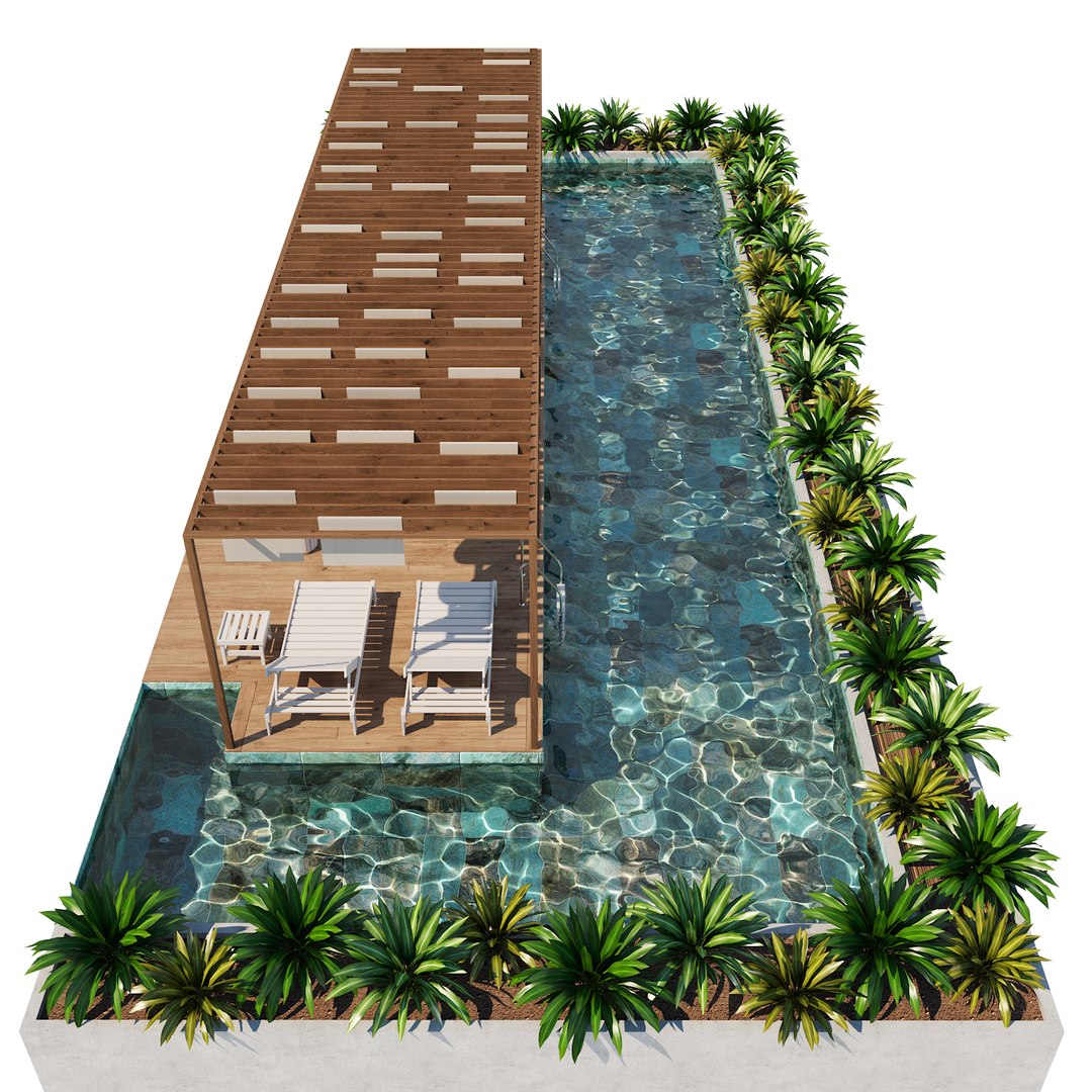 Swimming Pool 3D Model - TurboSquid 1724820