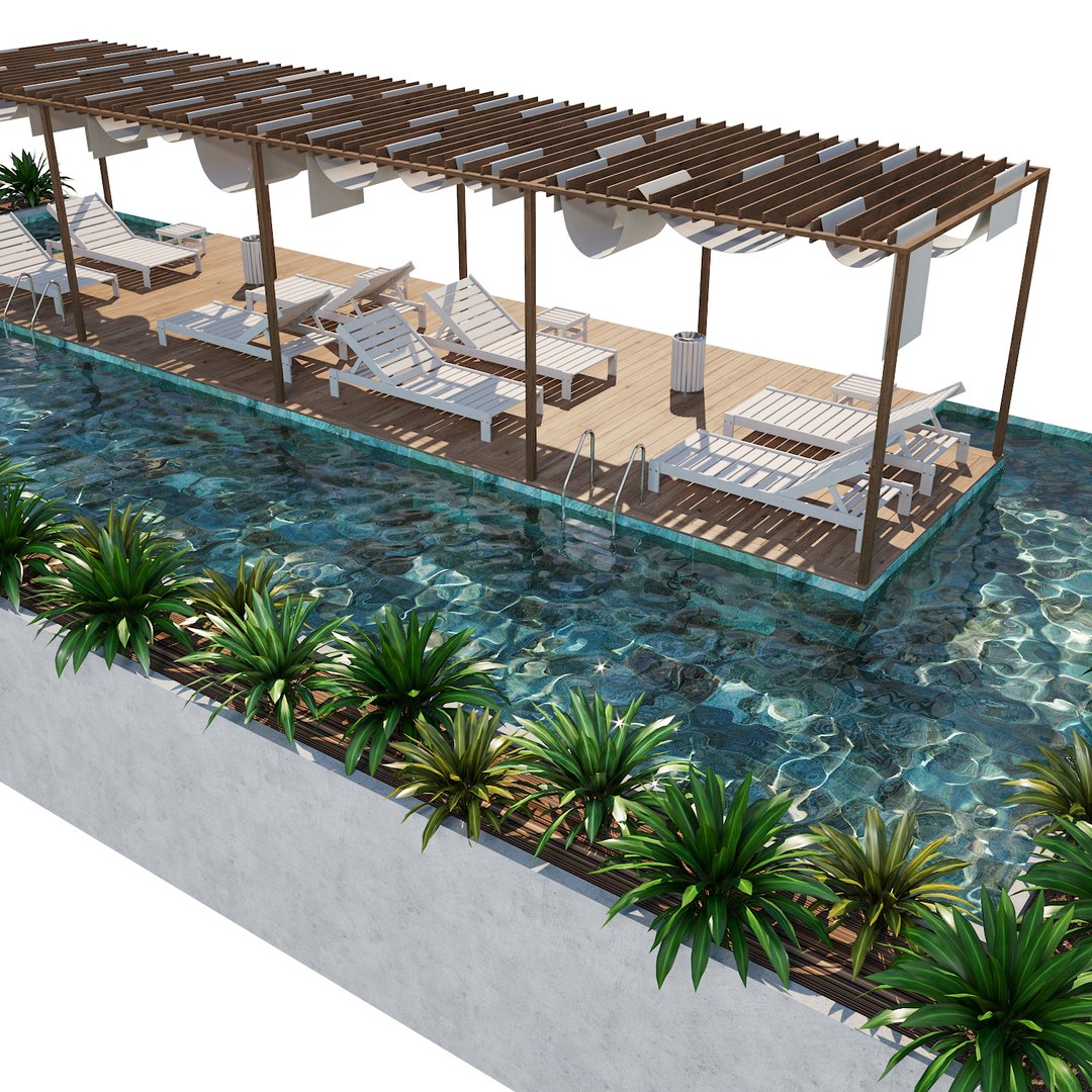Swimming Pool 3D Model - TurboSquid 1724820