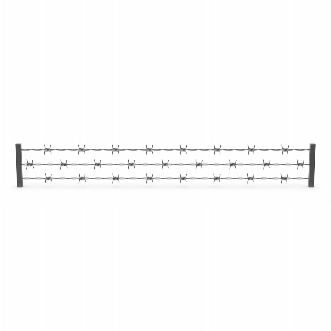 3D Steel Barbed Wire Model - TurboSquid 2259458