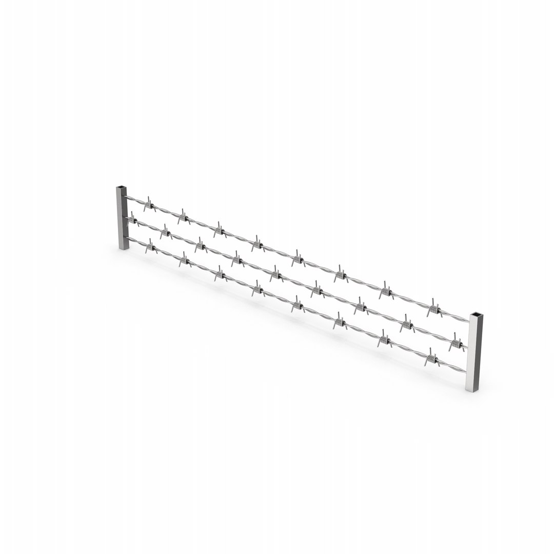 3D Steel Barbed Wire Model - TurboSquid 2259458