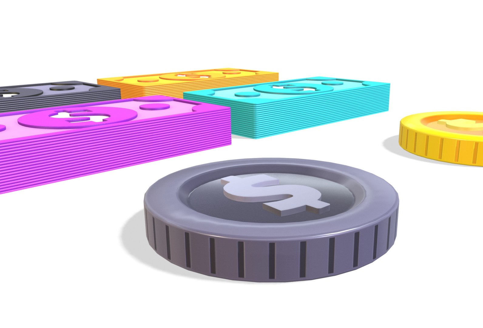 3D Model Pack014 Money Pack - TurboSquid 2161722