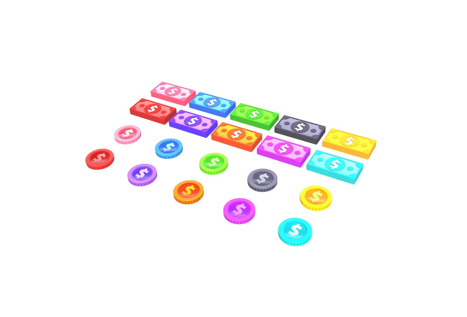 3D Model Pack014 Money Pack - TurboSquid 2161722
