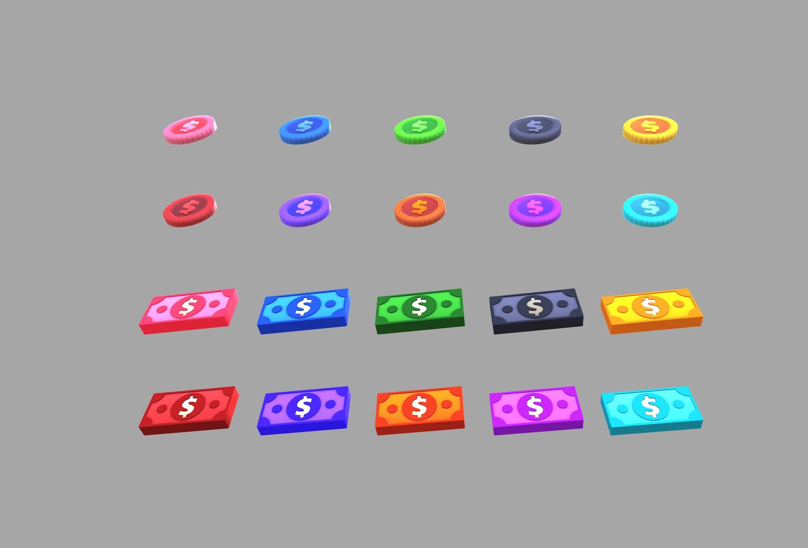 3D Model Pack014 Money Pack - TurboSquid 2161722