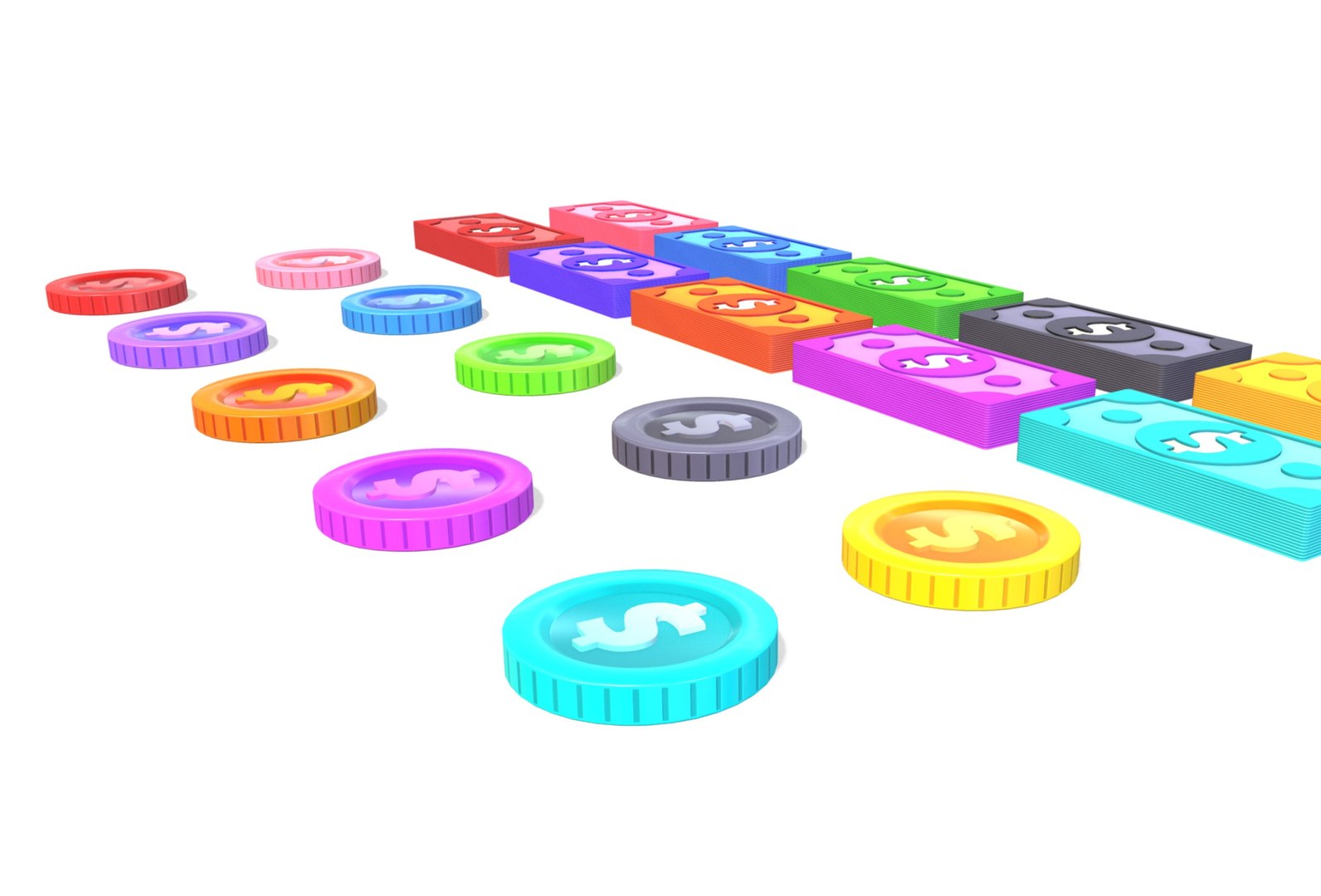 3D Model Pack014 Money Pack - TurboSquid 2161722