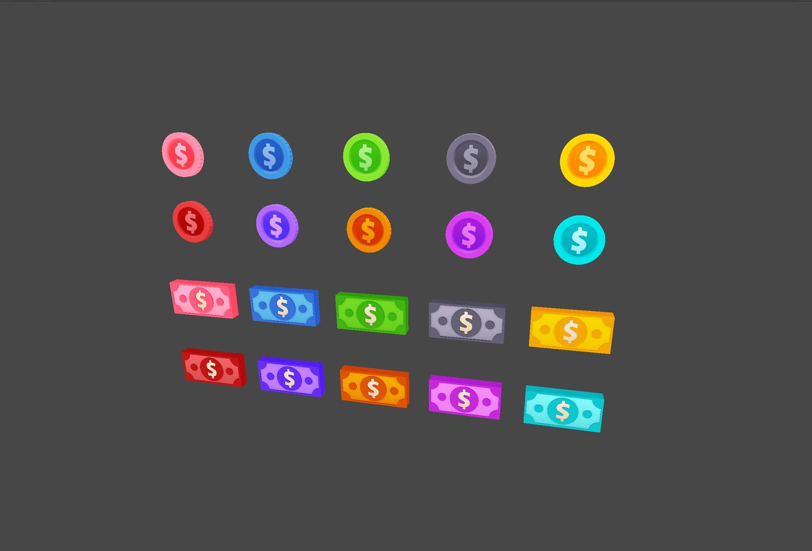 3D Model Pack014 Money Pack - TurboSquid 2161722