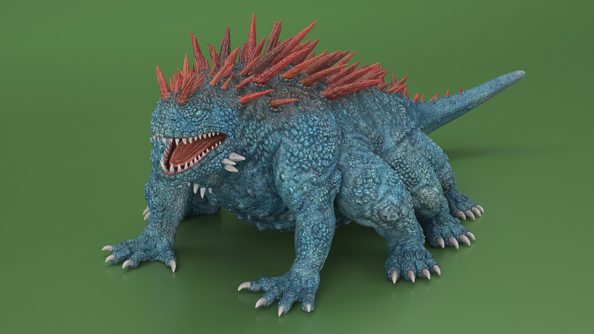 3D The Fantasy Creature Basilisk Rigged For Maya Model - TurboSquid 2259037