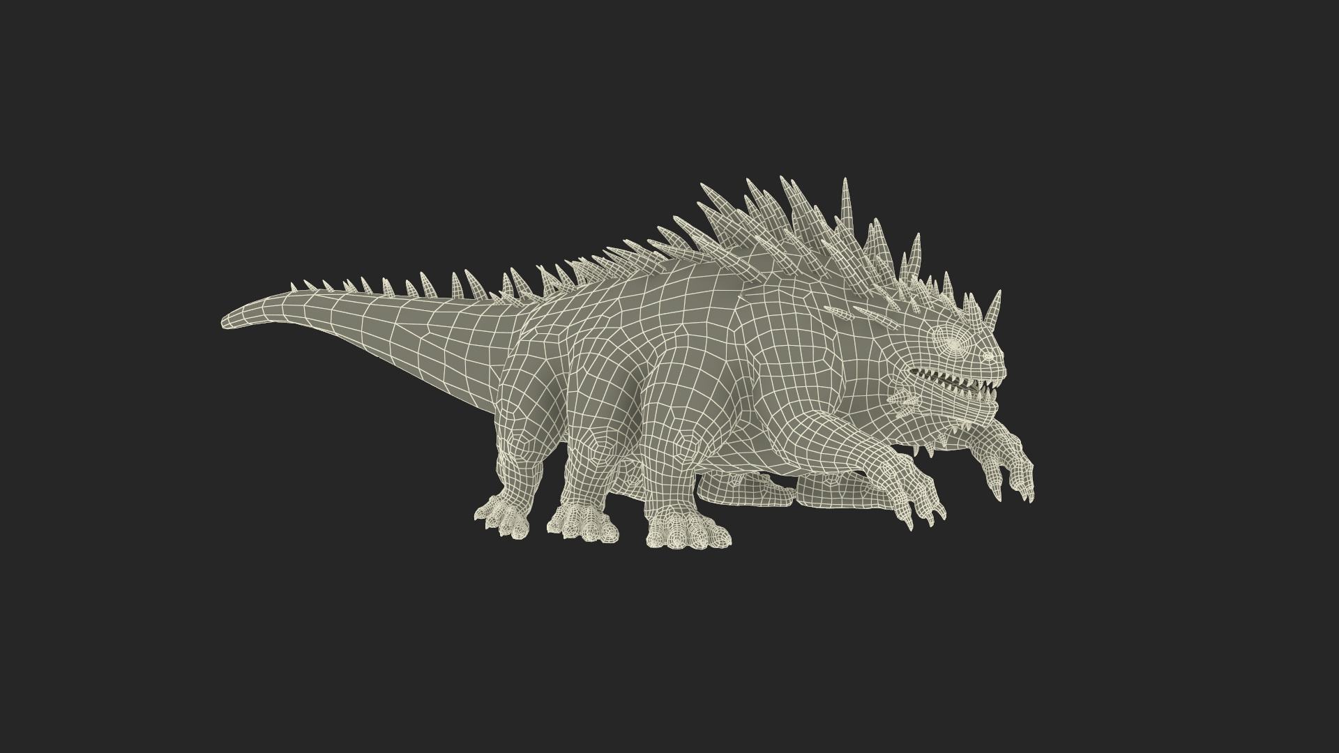 3D The Fantasy Creature Basilisk Rigged For Maya Model - TurboSquid 2259037