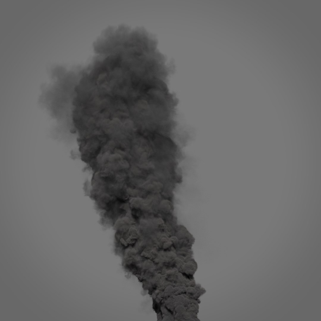 Smoke Plume 04 - Model - TurboSquid 1266190
