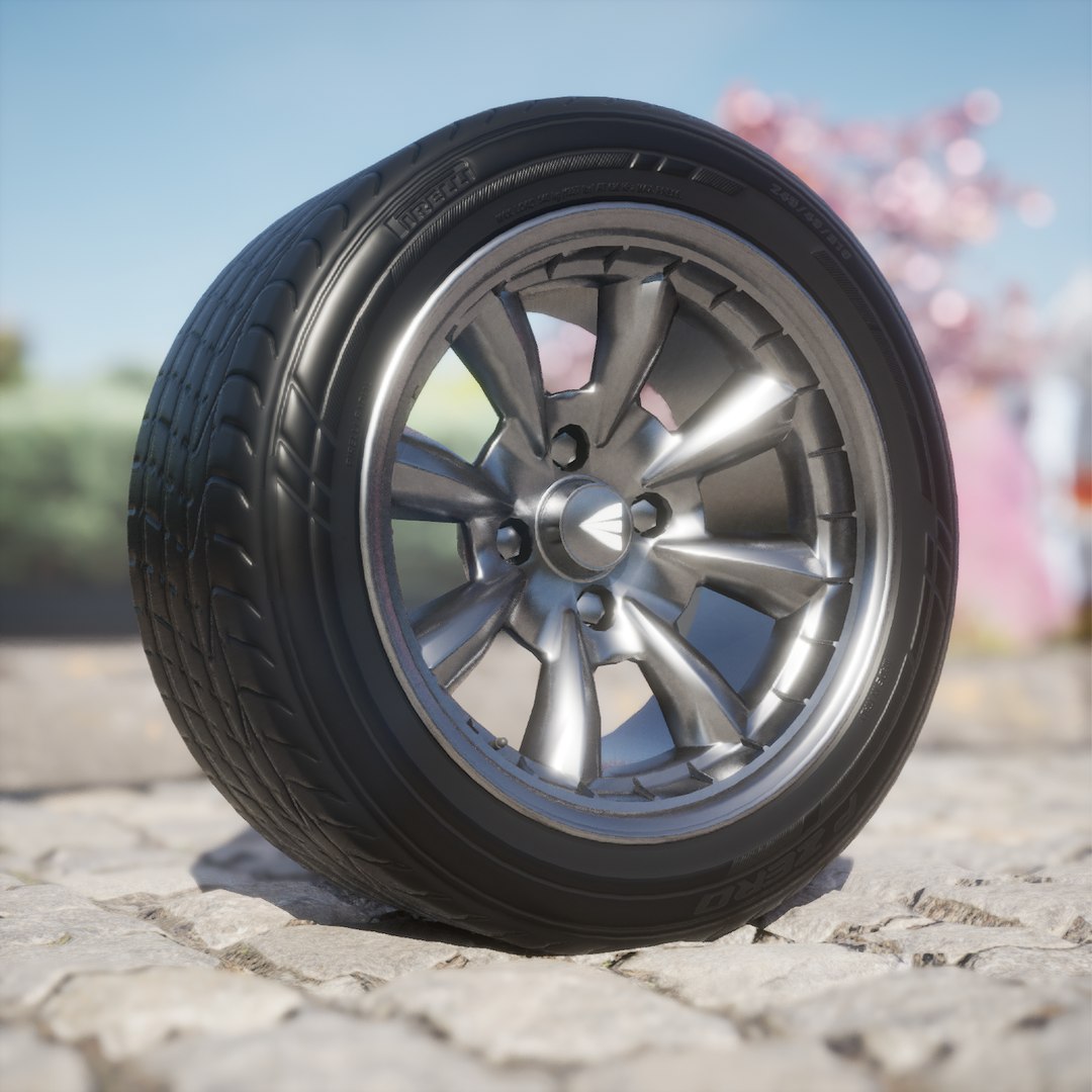 3D Enkei Compe Tires Wheel Model - TurboSquid 1570440