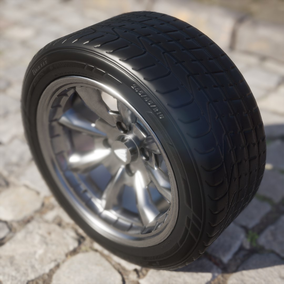 3D Enkei Compe Tires Wheel Model - TurboSquid 1570440