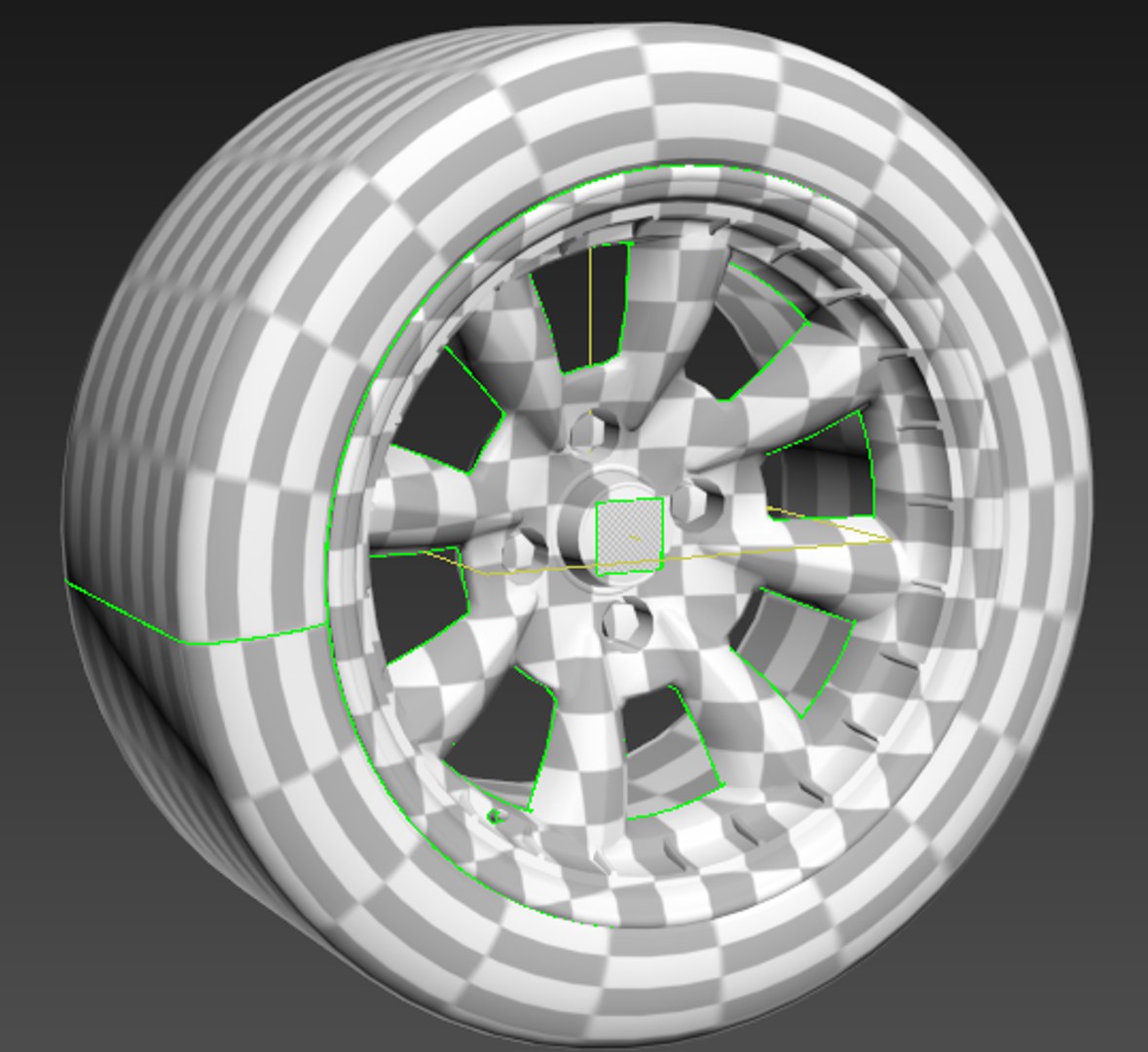 3D Enkei Compe Tires Wheel Model - TurboSquid 1570440