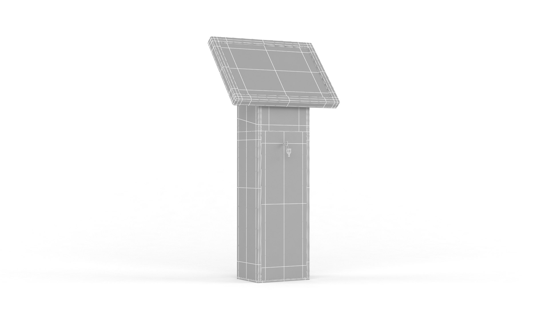 3D Electronic Kiosk - TurboSquid 2255071