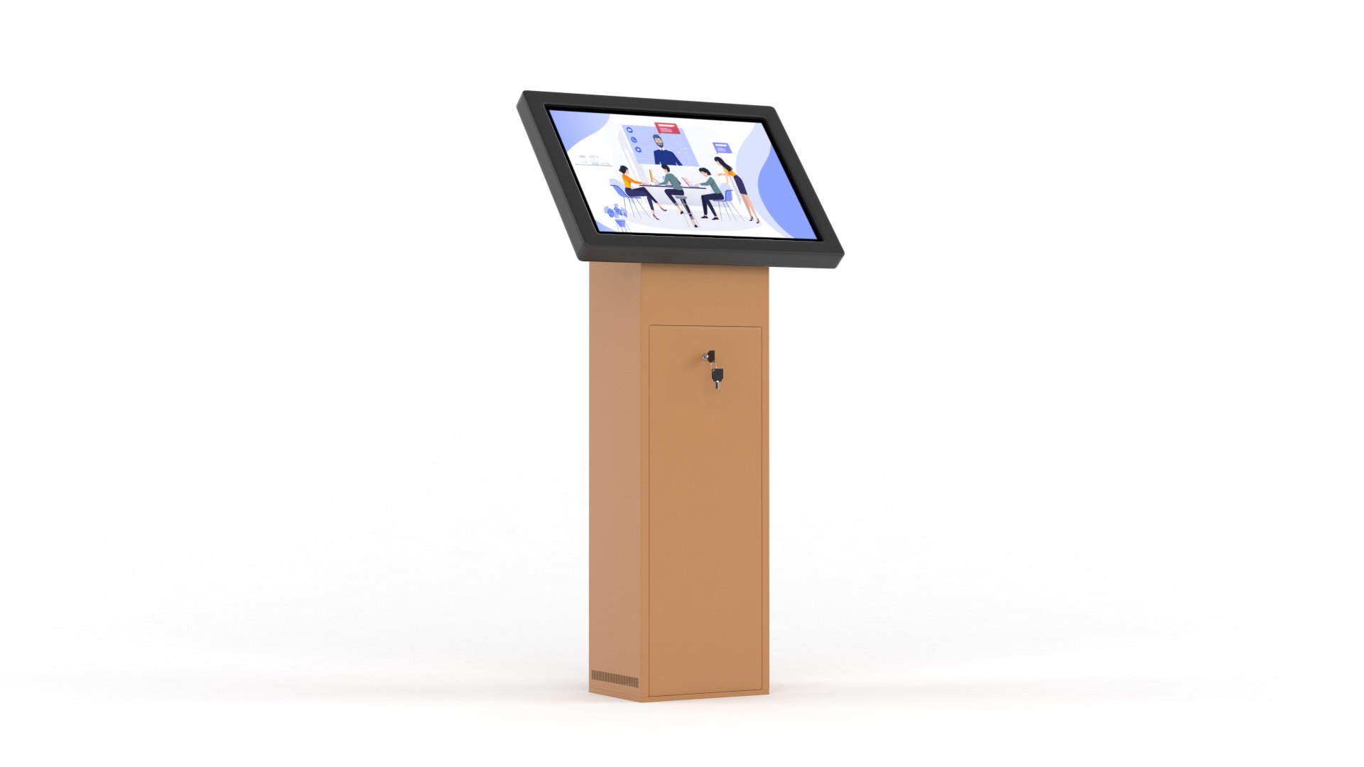 3D Electronic Kiosk - TurboSquid 2255071