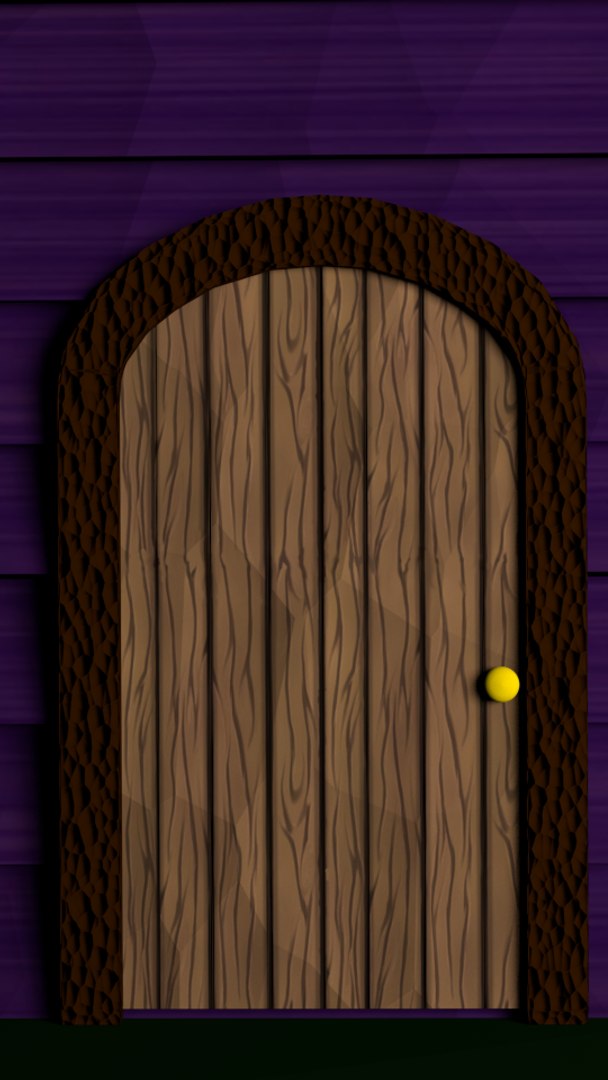 Dark House Cartoon Obj