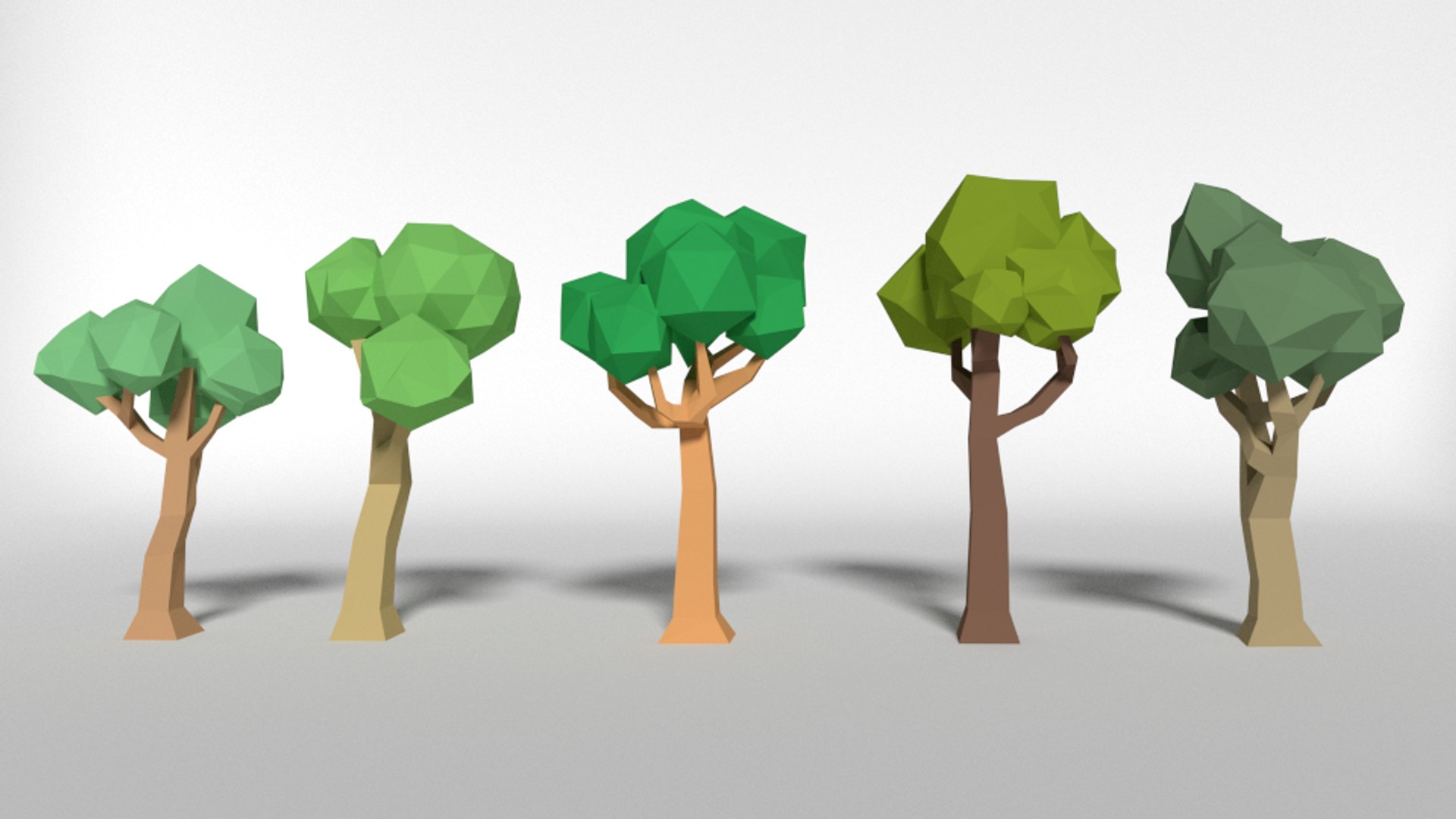 trees nature forest 3d obj