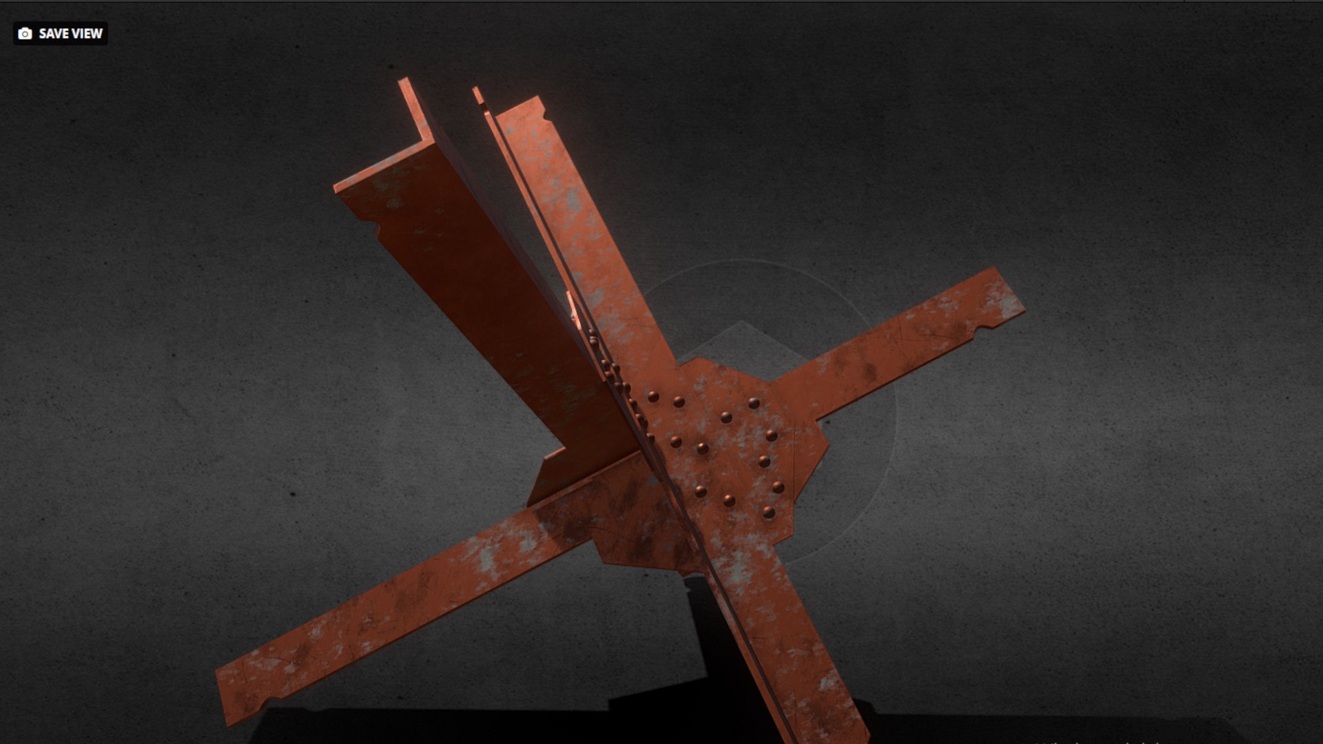 3D tank trap - TurboSquid 1607079