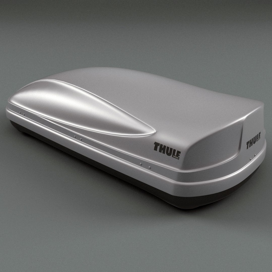 3d Model Of Roof Box Thule