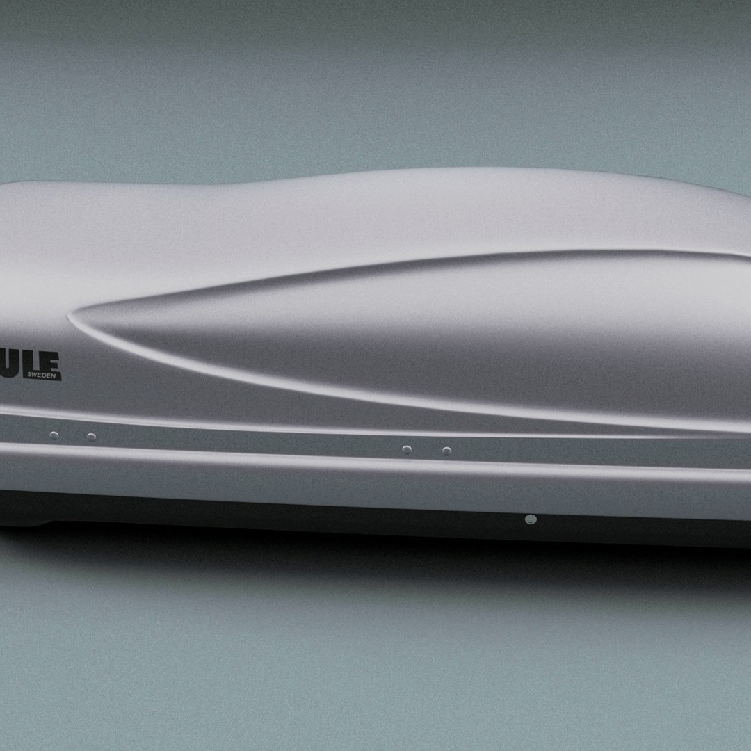 3d Model Of Roof Box Thule