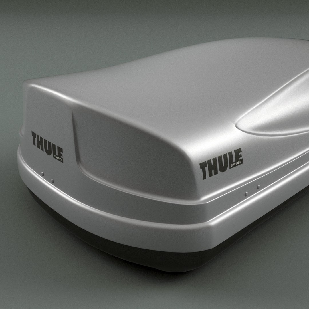 3d Model Of Roof Box Thule