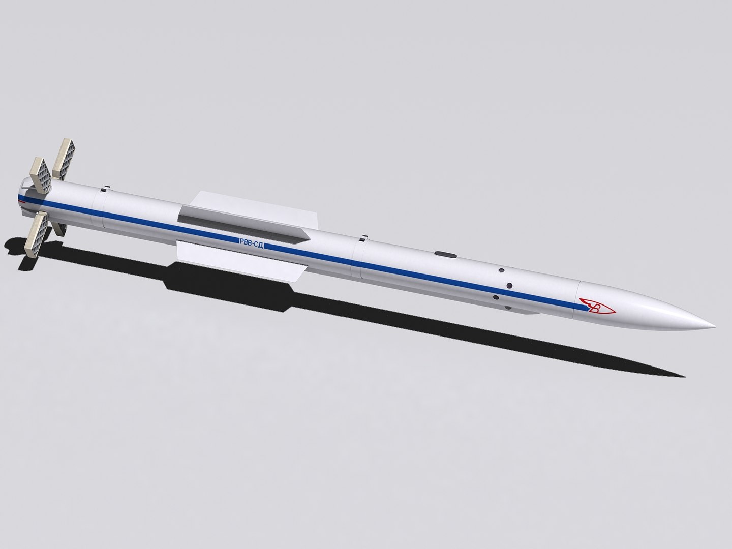 rvv-sd missile 3d model