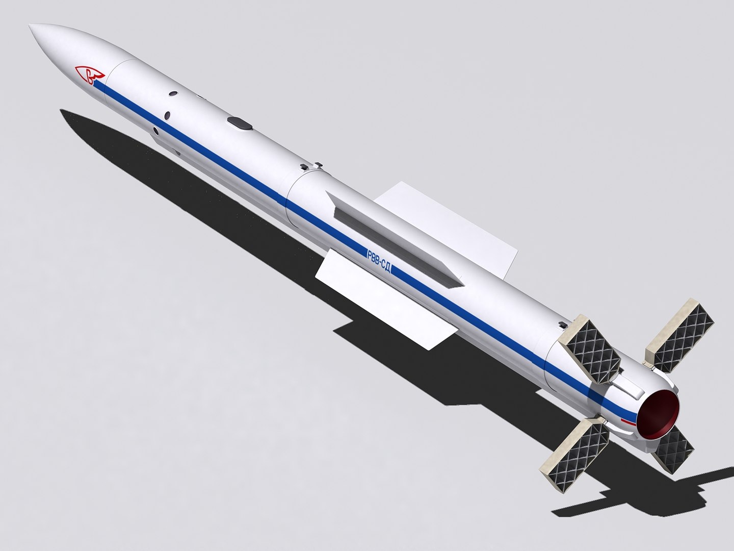 rvv-sd missile 3d model