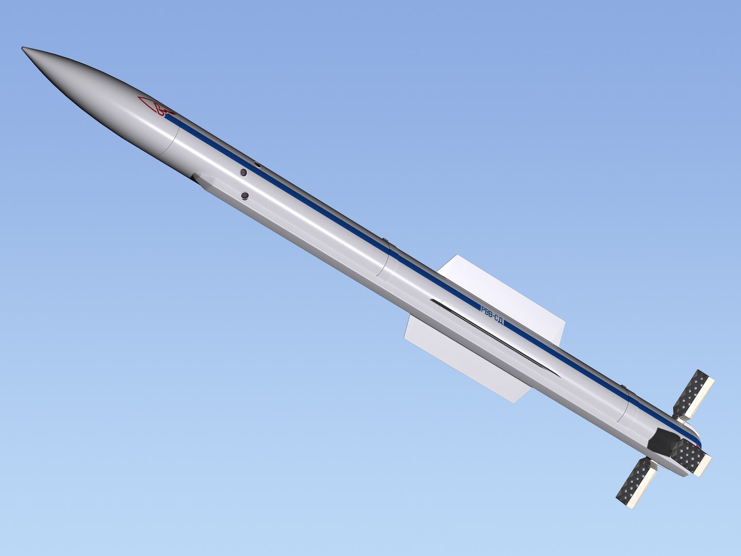 rvv-sd missile 3d model