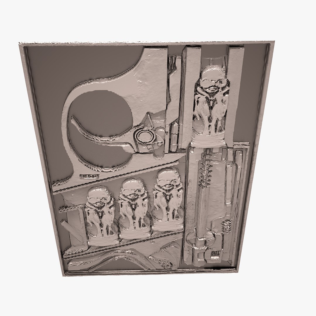 Giger Birth Machine 3d Model