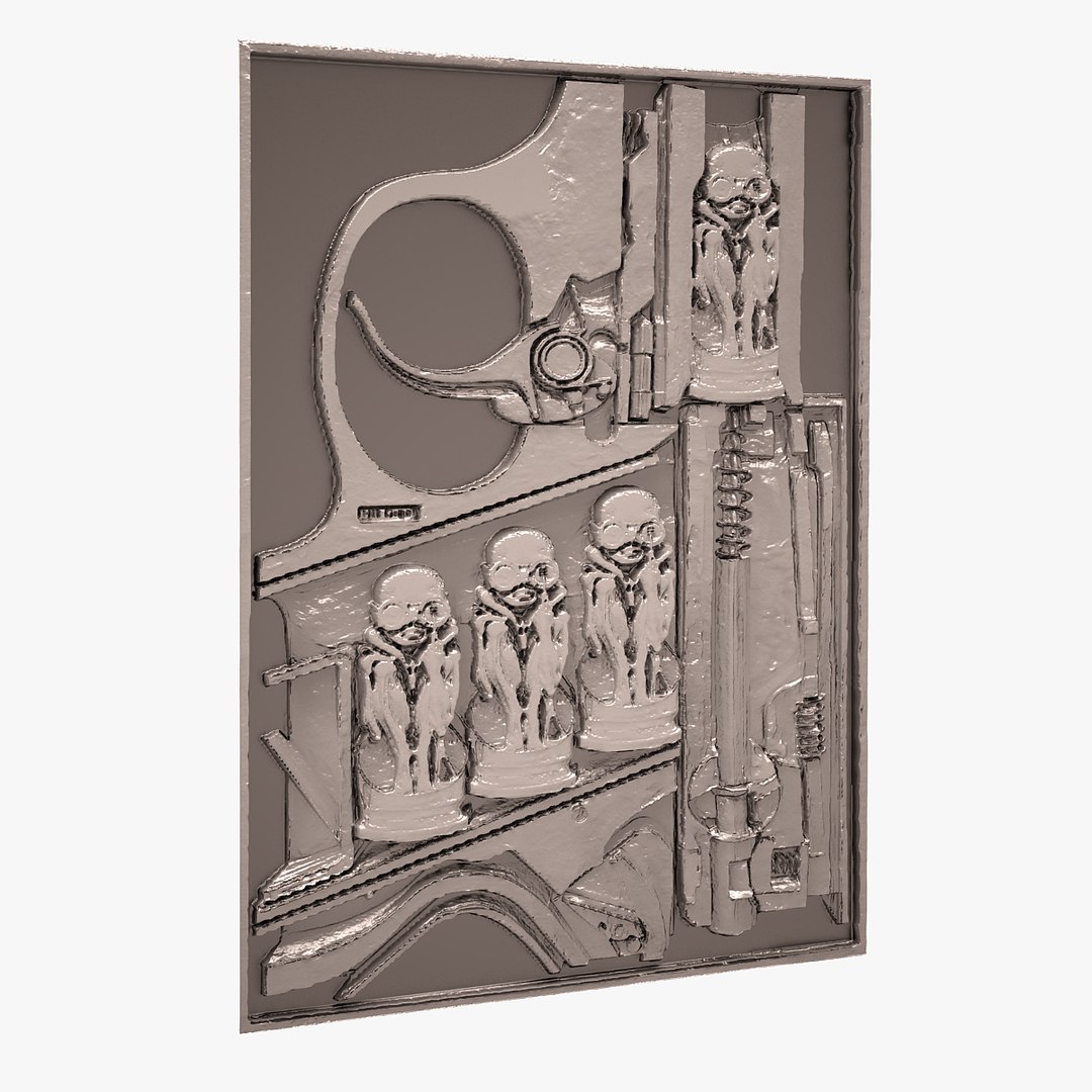 giger birth machine 3d model