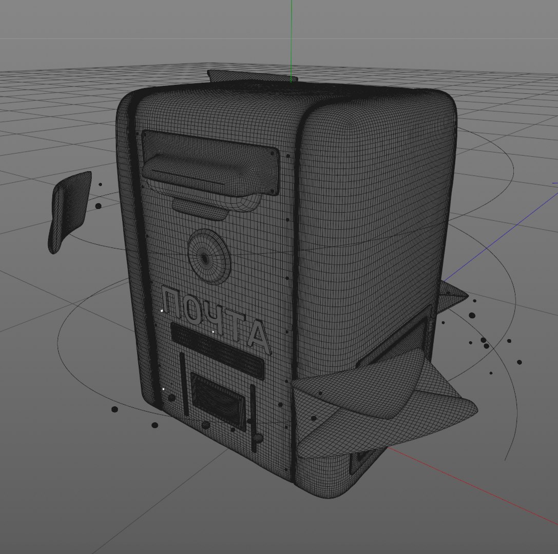 3D Soviet Post Box Model - TurboSquid 1536169