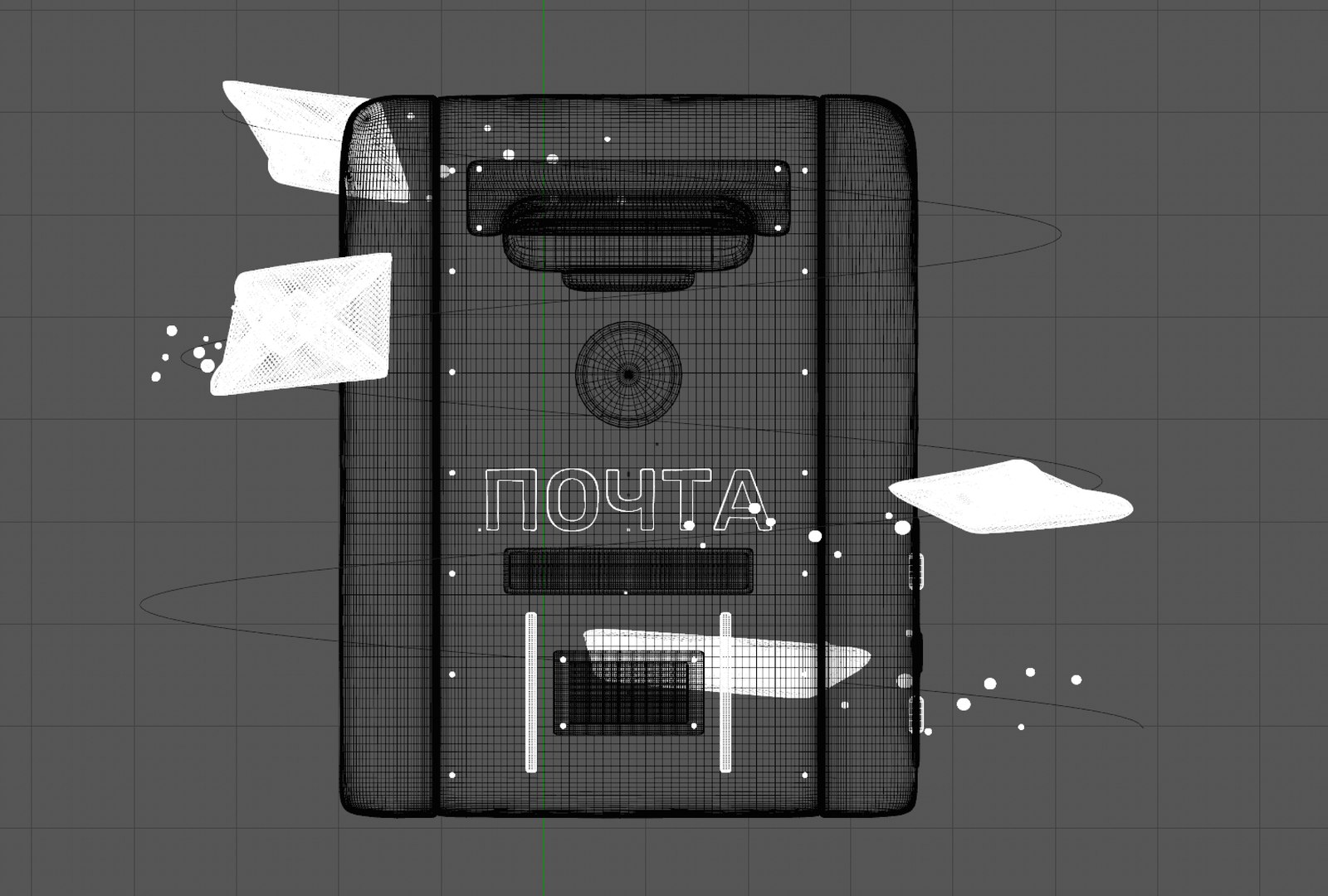 3D Soviet Post Box Model - TurboSquid 1536169