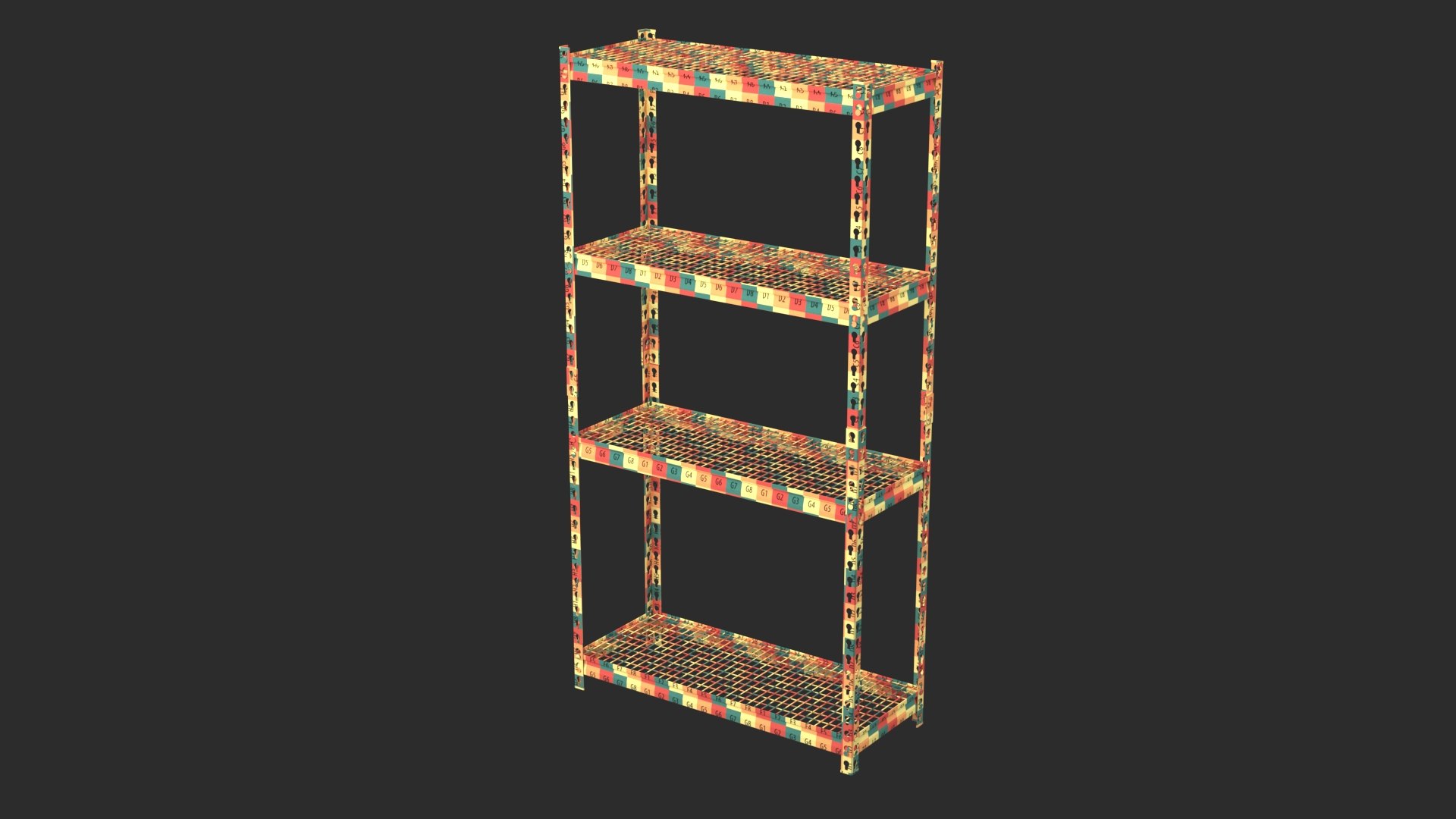 3D Model Warehouse Rack - TurboSquid 2311884
