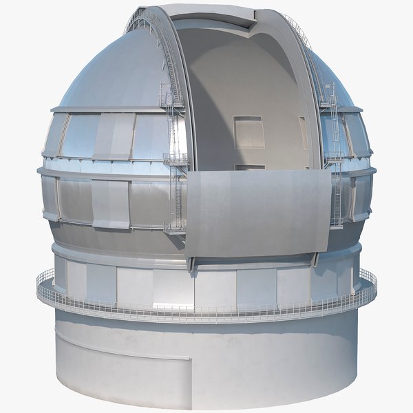 Observatory building rigged model - TurboSquid 1294446