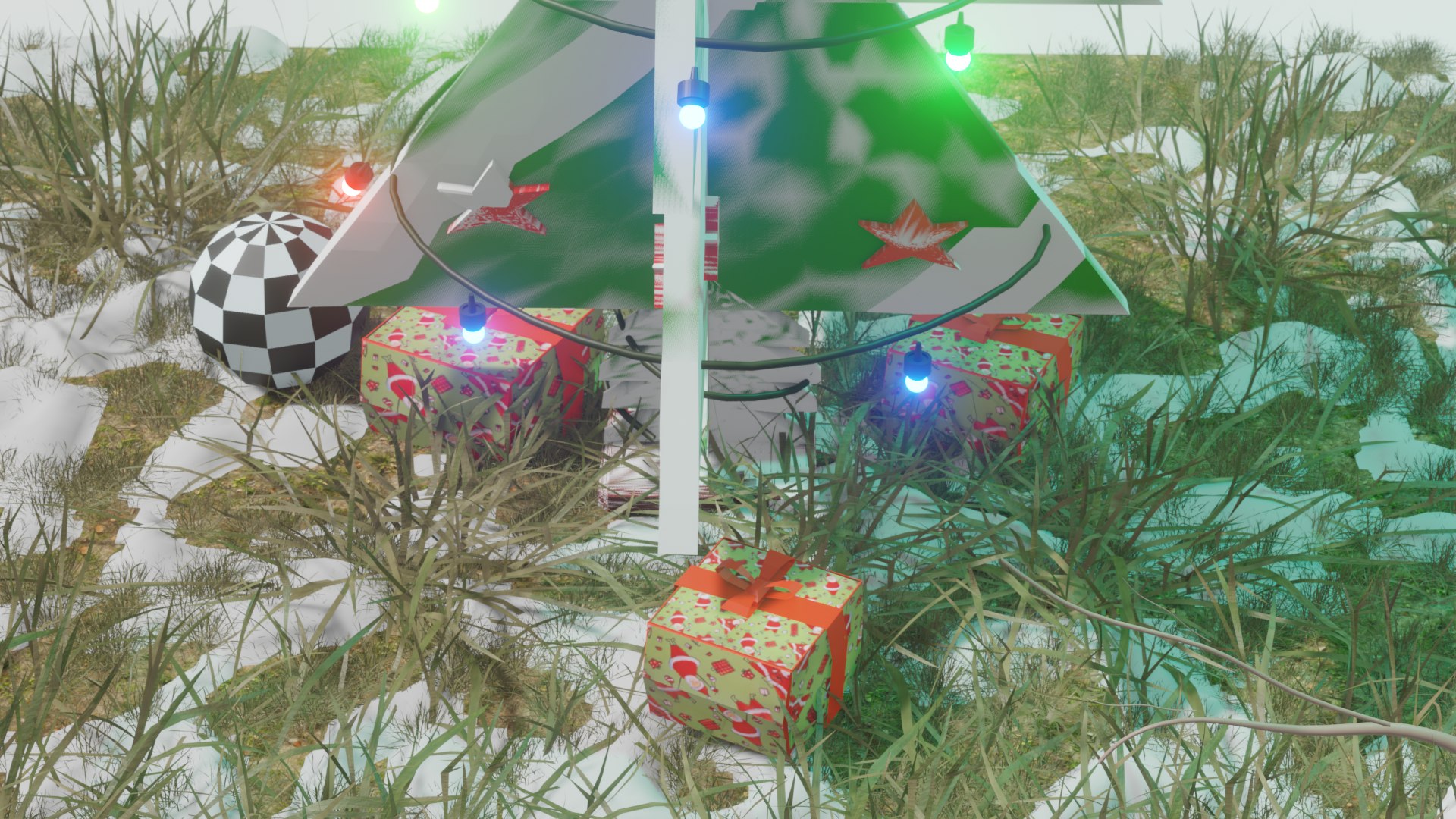 3D merry christmas model - TurboSquid 1927532