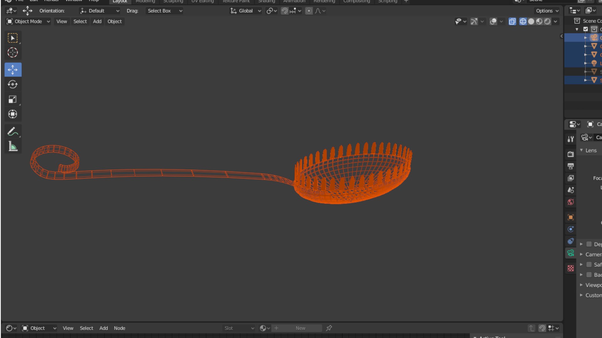 Steel kitchen ladle 3D model - TurboSquid 1706695