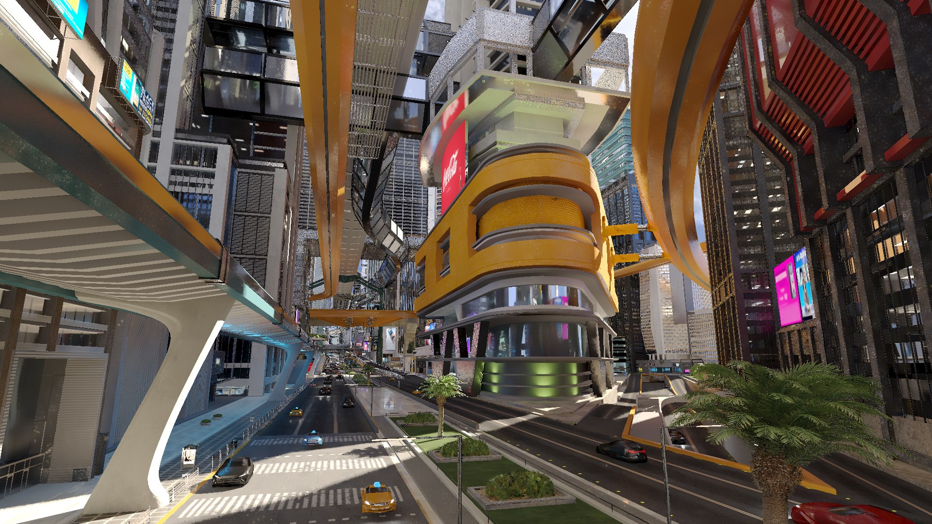 3D Future City Model - TurboSquid 2314307