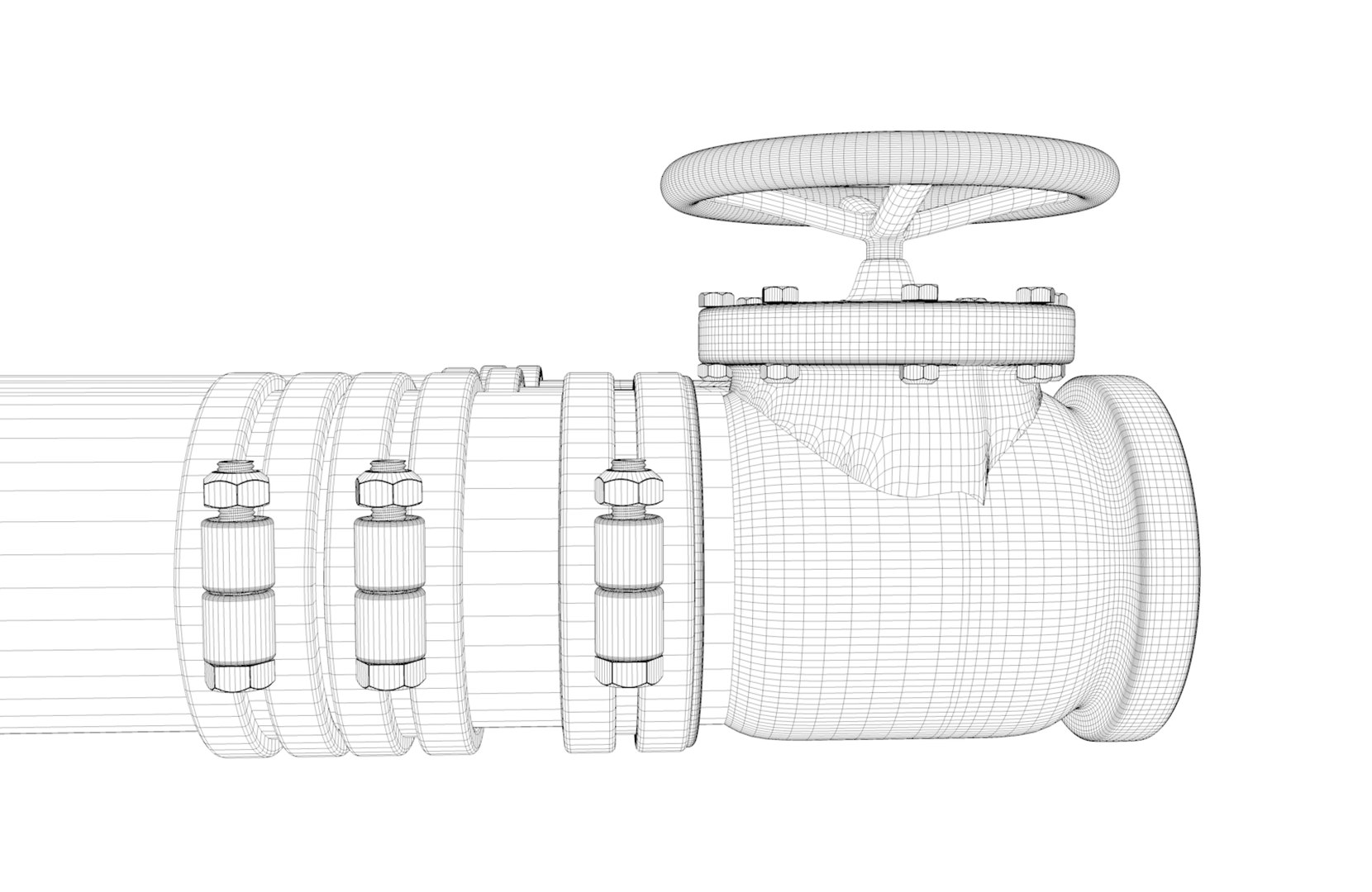 3D Pipeline Pipe - TurboSquid 1441647