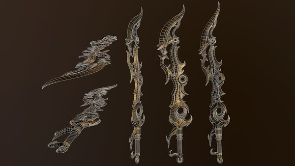 3D sword weapons model - TurboSquid 1677895