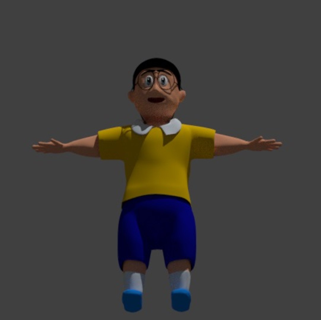 Funny Cartoon Character Walk Model - TurboSquid 1182075