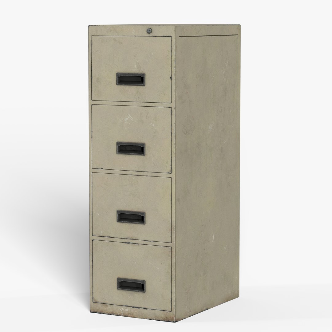 3D Model File Cabinet - TurboSquid 2184770