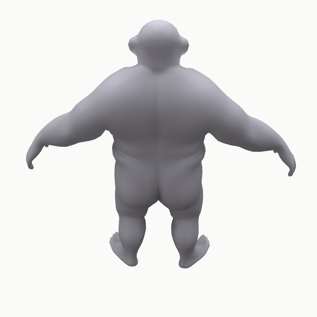 Base Mesh Primate 3D - TurboSquid 1403026