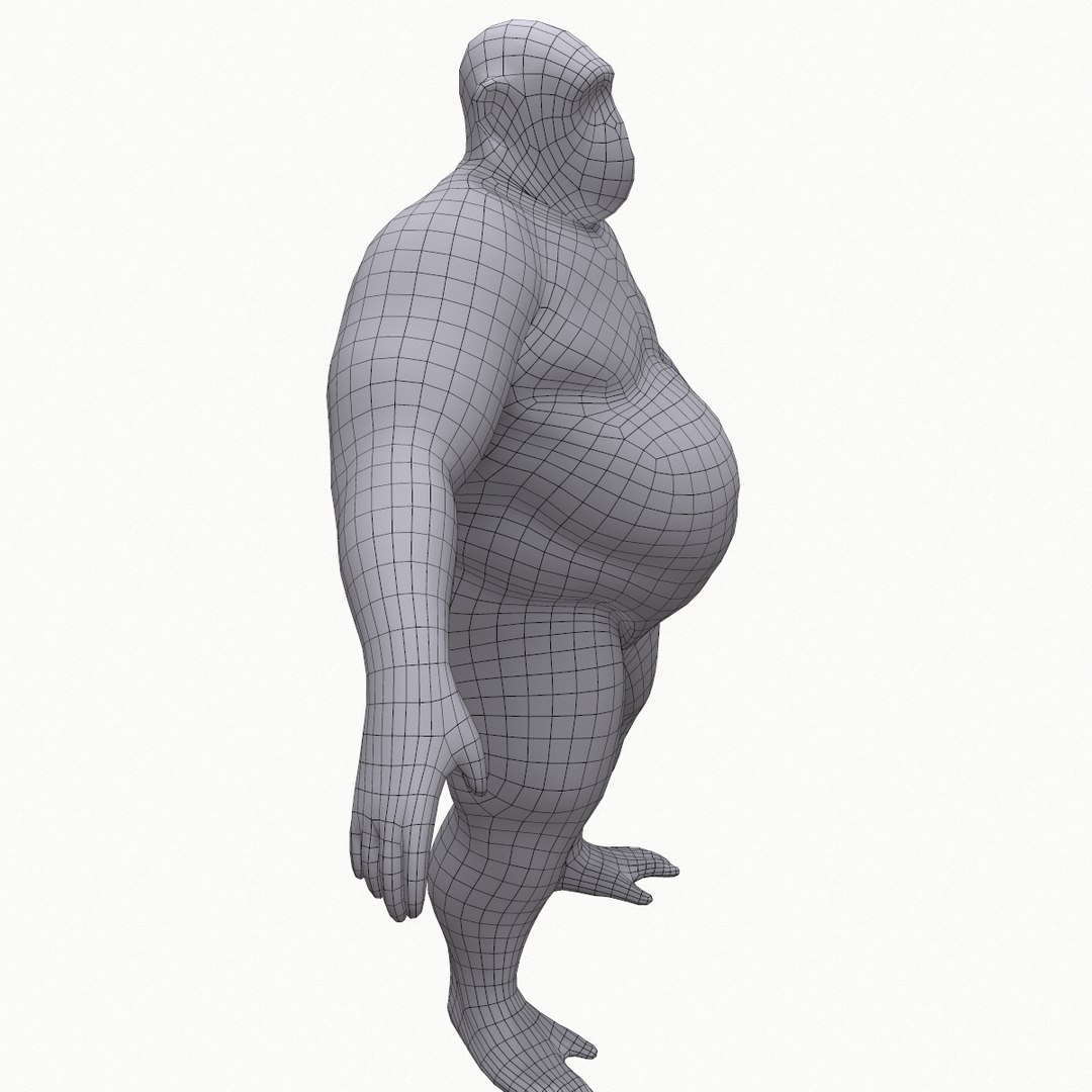Base Mesh Primate 3D - TurboSquid 1403026