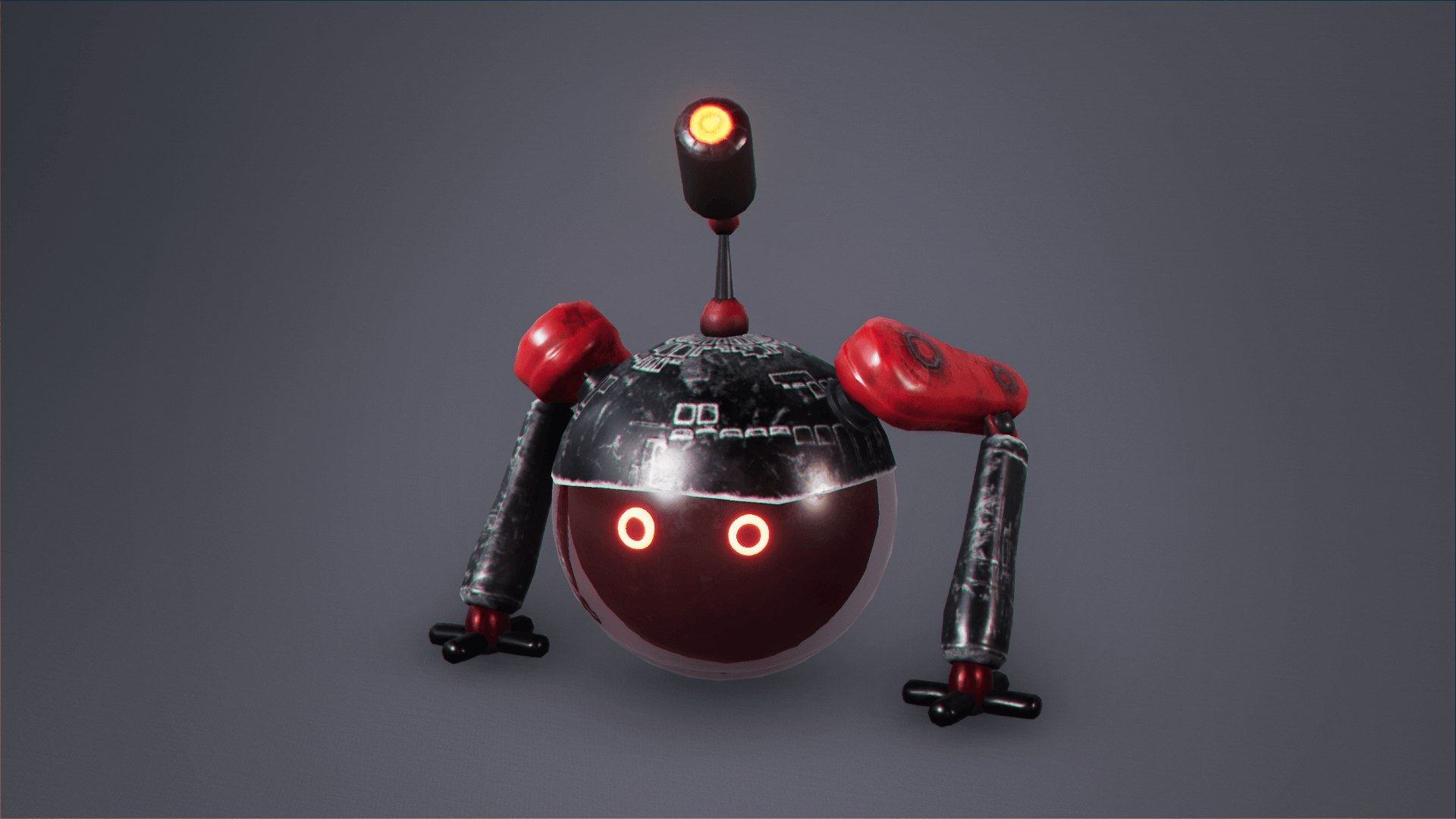 3D Model Robot Lantern - TurboSquid 1952452
