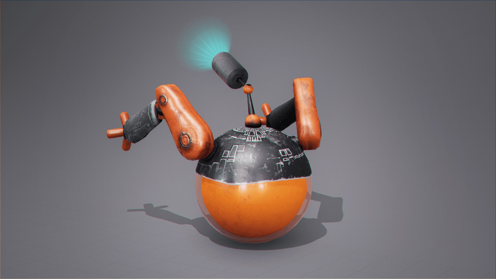 3D Model Robot Lantern - TurboSquid 1952452
