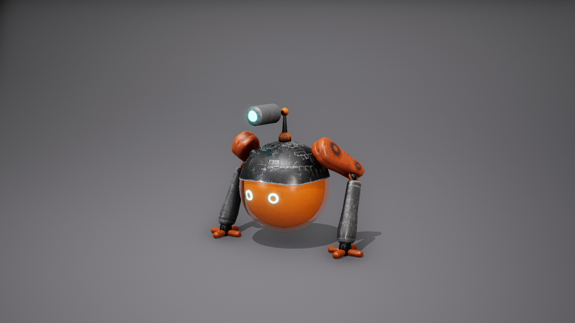 3D Model Robot Lantern - TurboSquid 1952452