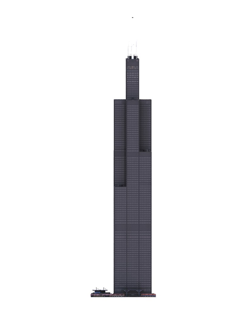 3D Willis Tower - TurboSquid 2398900