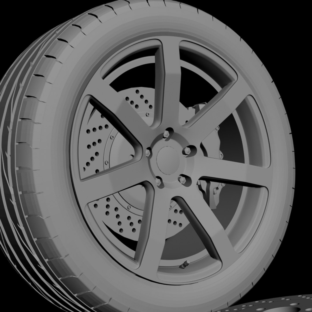 3dsmax Wheel Corniche Challenge