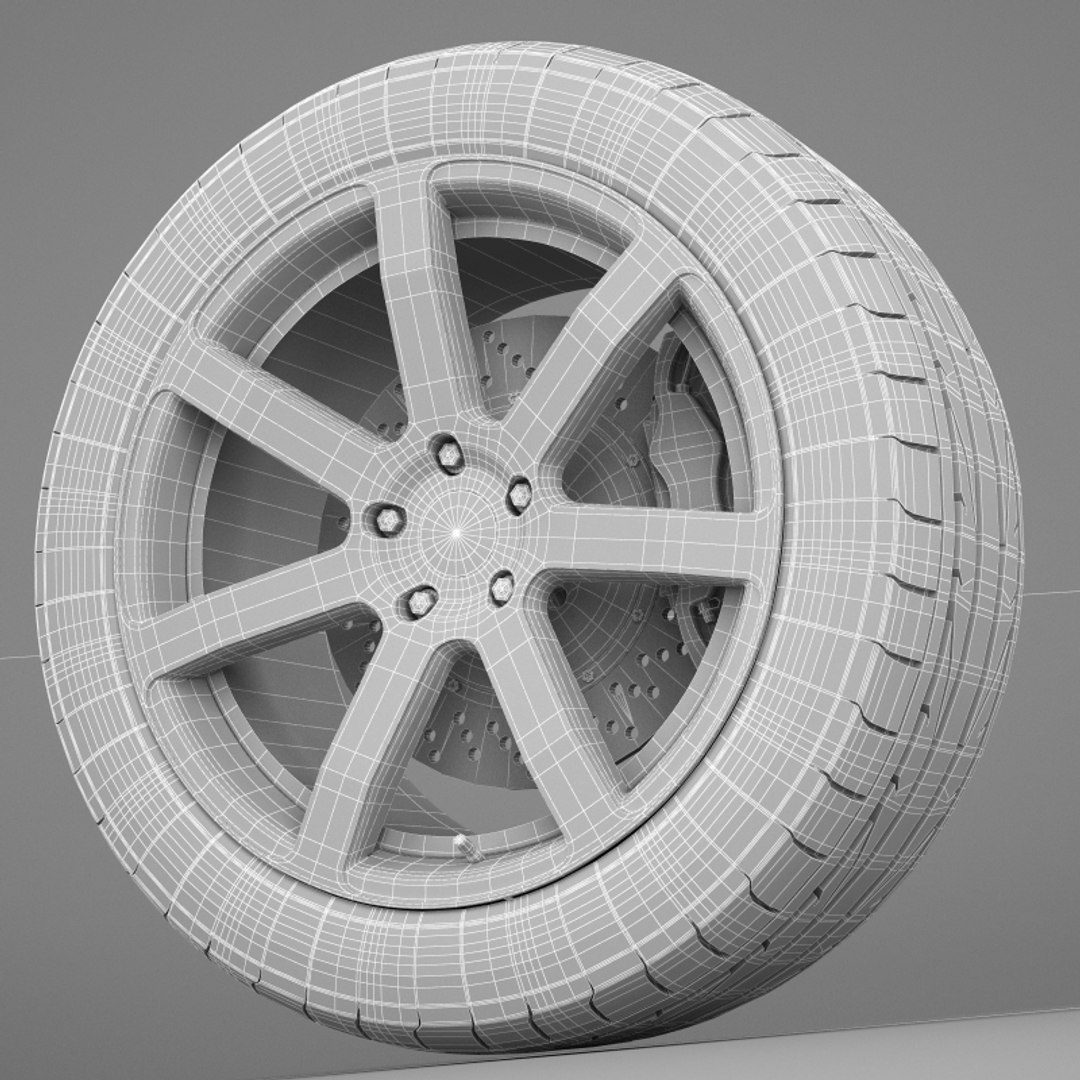 3dsmax Wheel Corniche Challenge