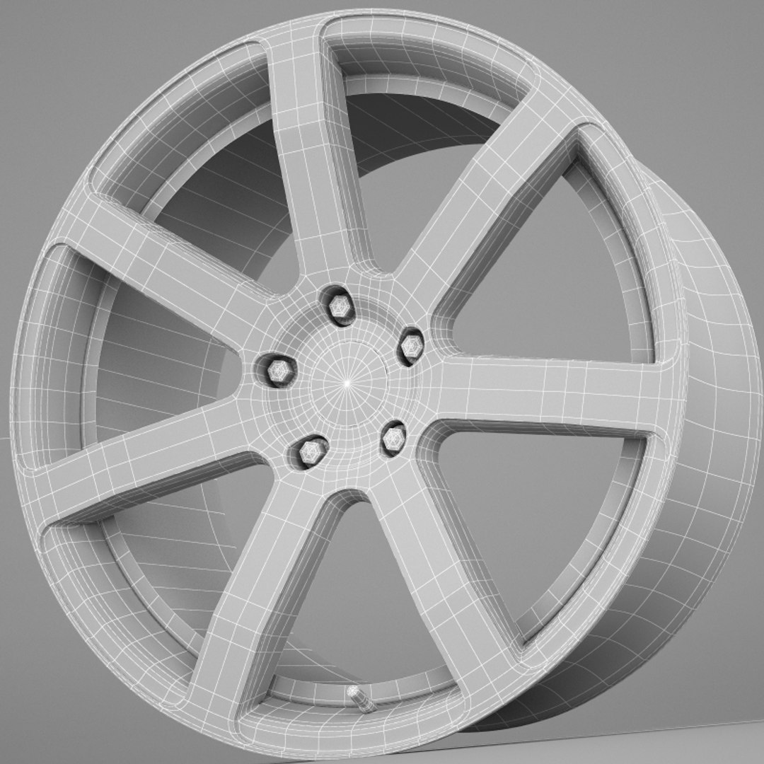 3dsmax Wheel Corniche Challenge